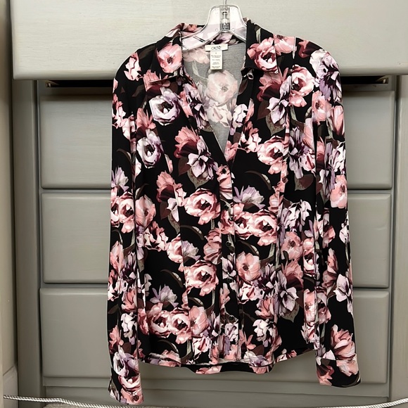 Cache | Tops | Cache Medium Floral Print | Poshmark
